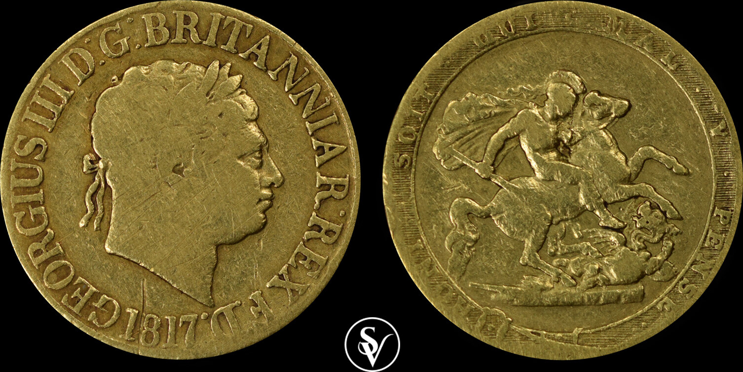 Great Britain 1 sovereign 1817 George III | MA-Shops