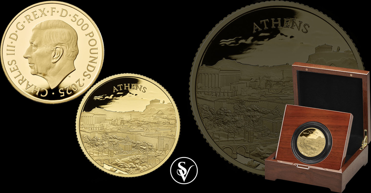 Great Britain 500 pounds 2025 Athens City views | MA-Shops