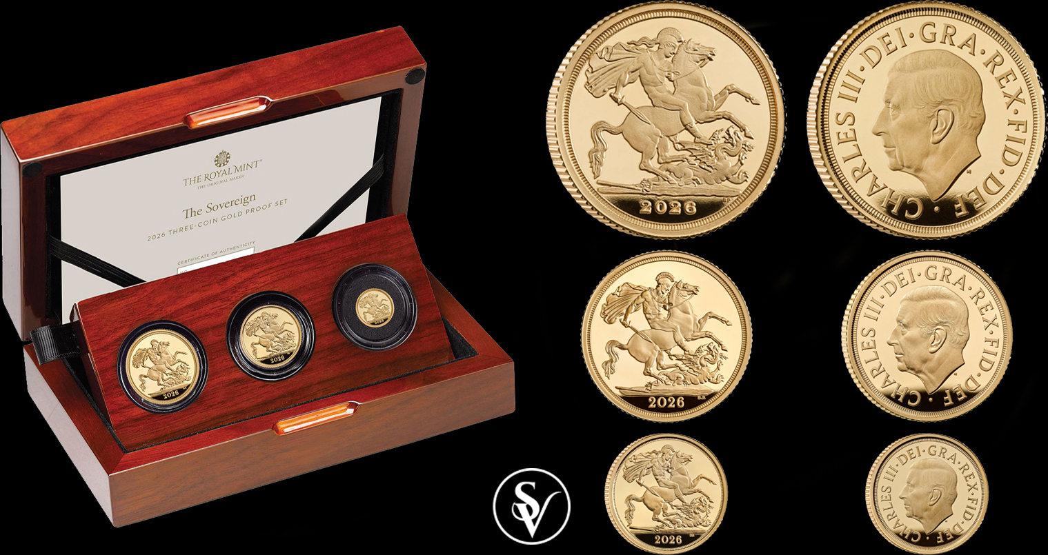 Great Britain 3 coin set 2026 Charles III proof | MA-Shops