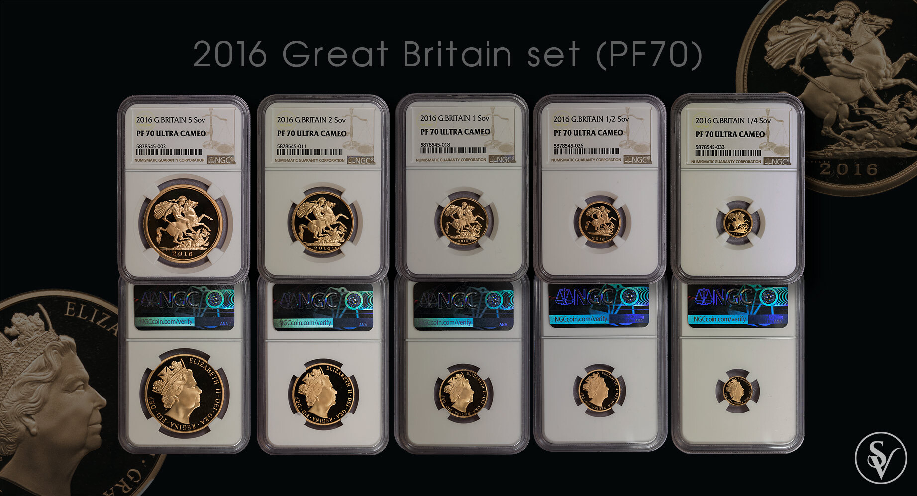 Great Britain gold set 2016 James Butler proof | MA-Shops