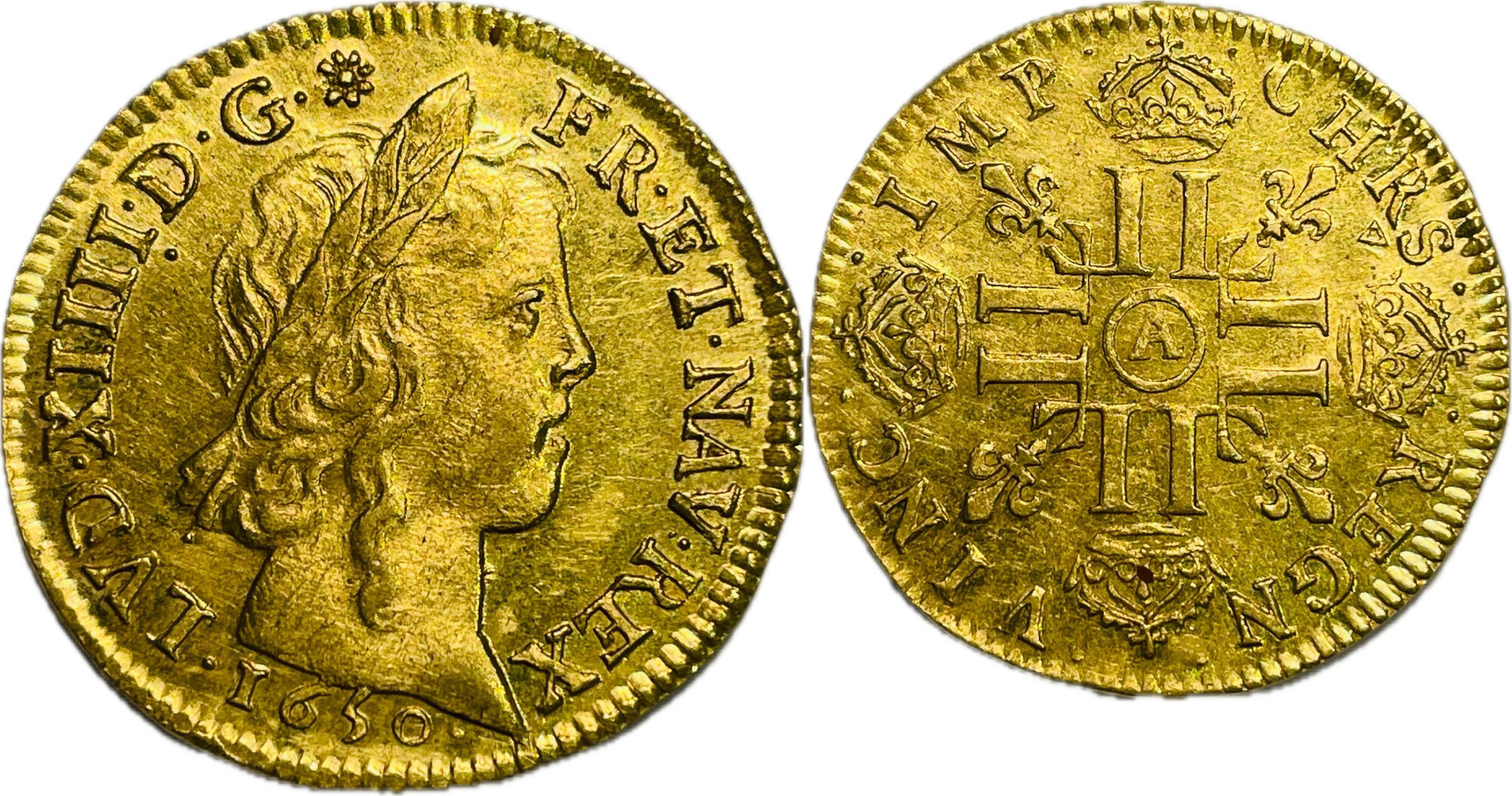 France Louis XIV - Louis d'or 1650 Paris - Splendide | MA-Shops