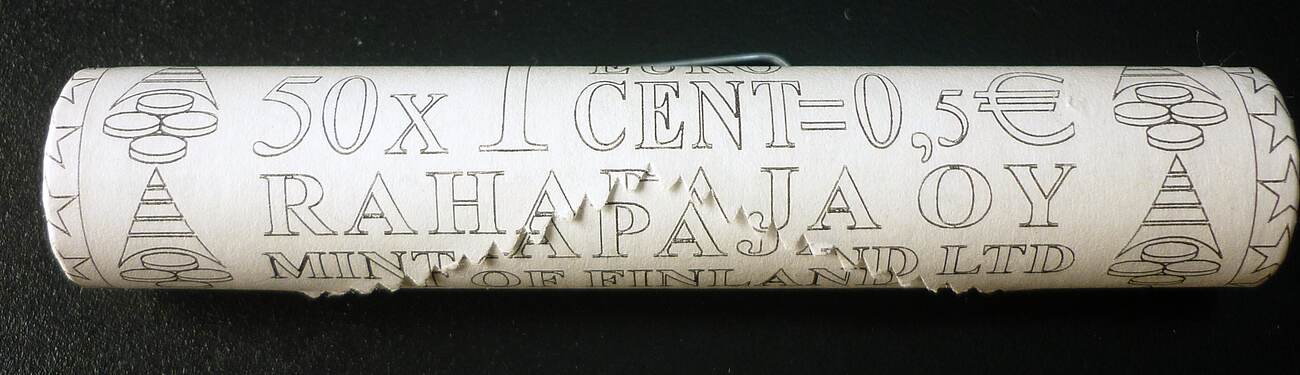 Finnland 1999 50 x 1 Cent Rolle prfr. gerollt | MA-Shops