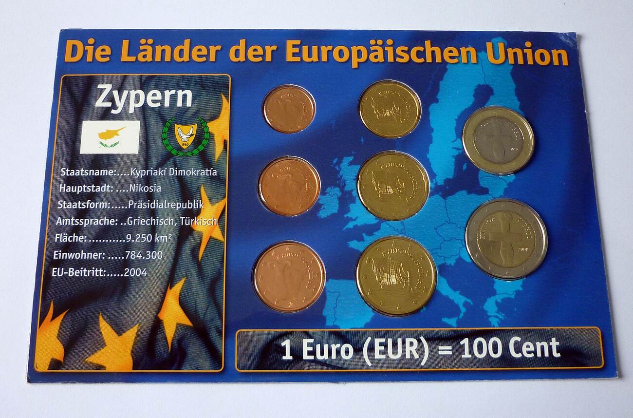 Zypern 3,88 Euro 2008 Kursmünzensatz - Die Länder der Europäischen ...