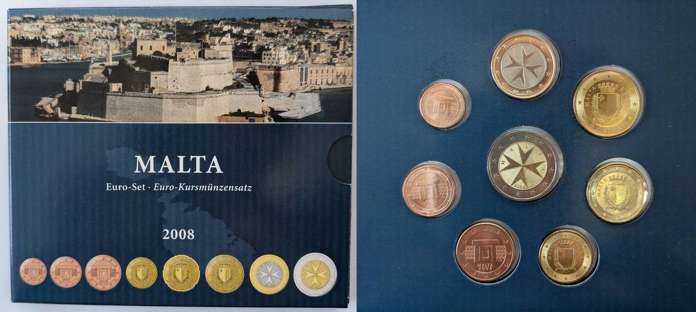 3,88 € 2008 Kursmünzensatz - Malta (Euro-Set) ST | MA-Shops