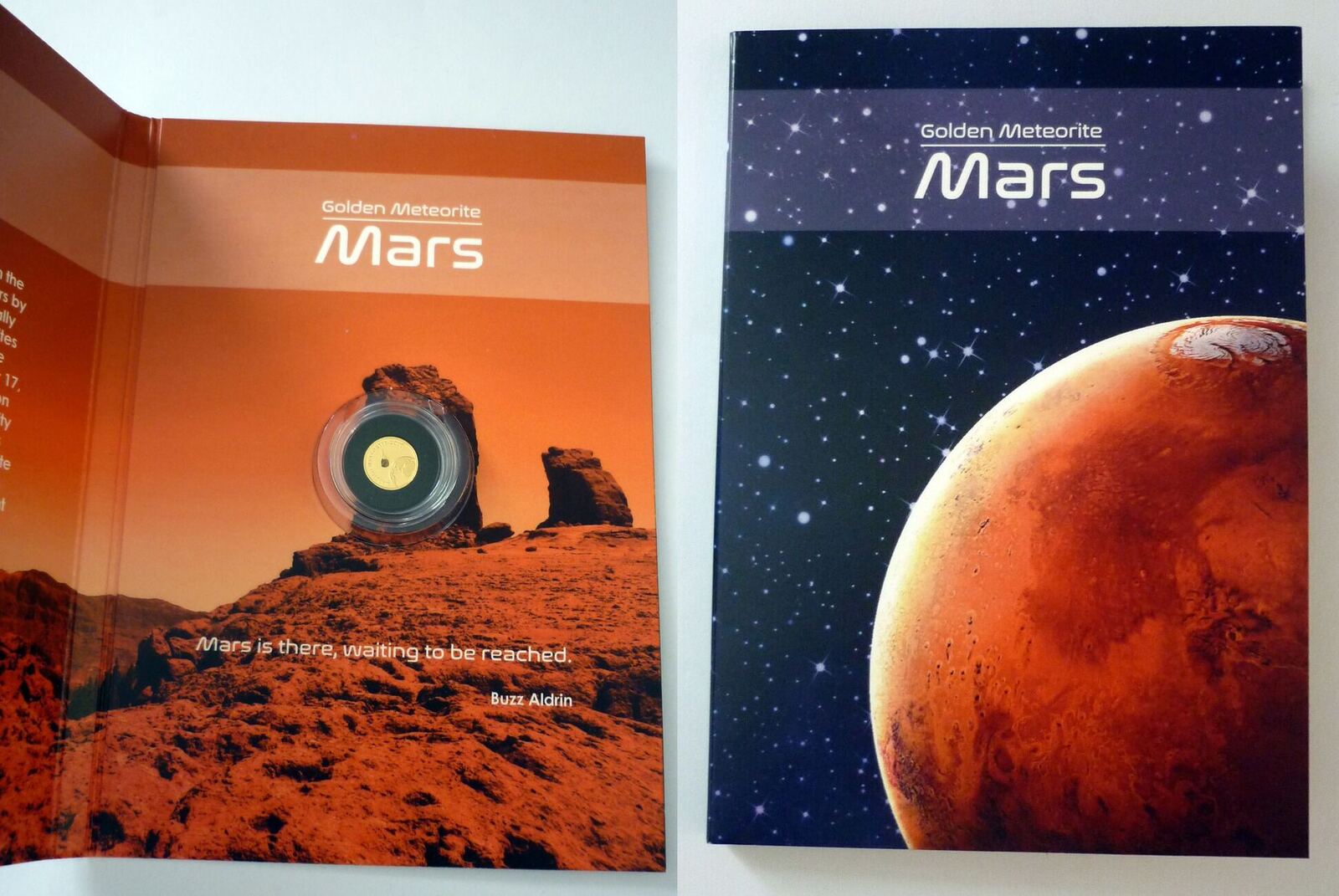Tschad 3.000 Francs 2016 Golden Meteorite (Mars) PP im Blister | MA-Shops