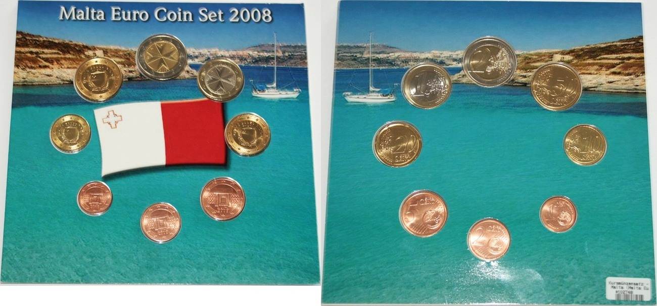 3,88 € Kursmünzensatz (Malta Euro Coin Set 2008) prägefrisch | MA-Shops