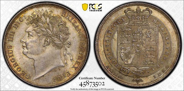 Great Britain GEORGE IV 1824 Shilling PCGS MS 63 S-3811 PCGS MS63 | MA ...