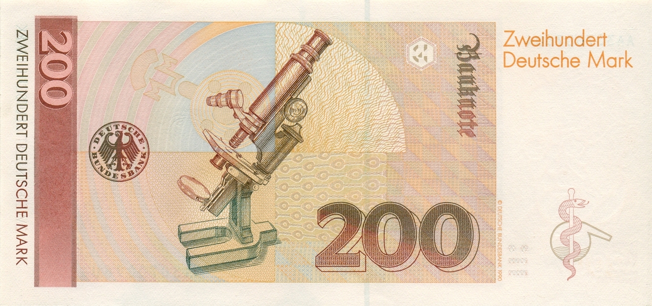 Deutschland 200 Deutsche Mark DM Bundesrepublik 200 DM 1989 ...