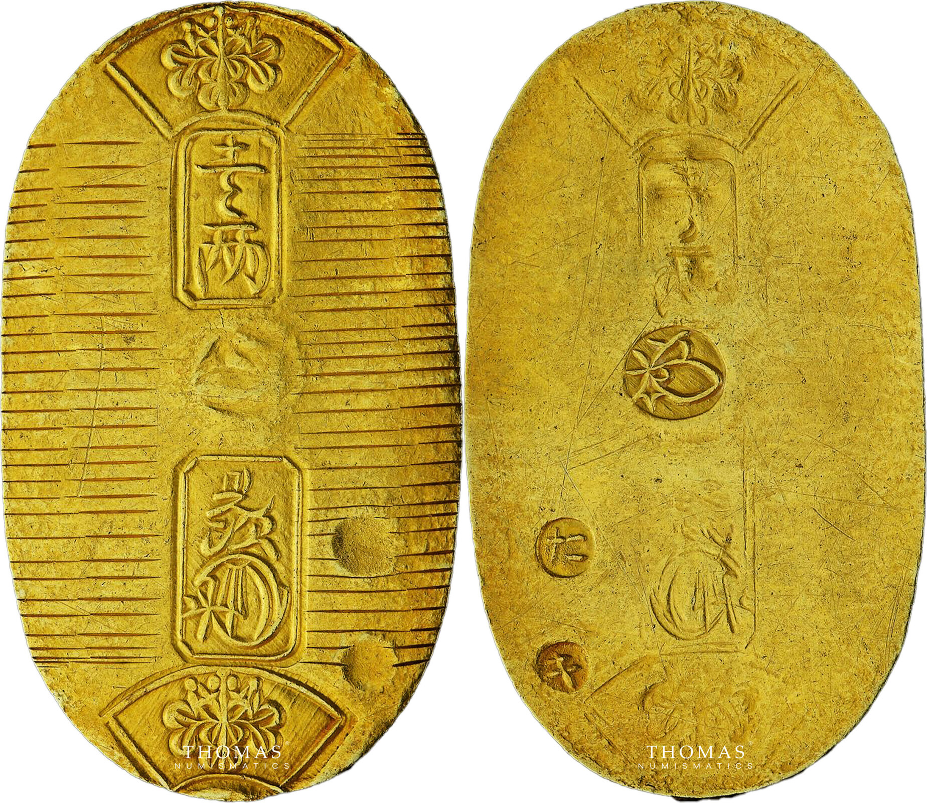 Japon Coin Japan - Koban Ryo - 1860-1867 - Man'en Era SUP / PCGS AU 58 ...