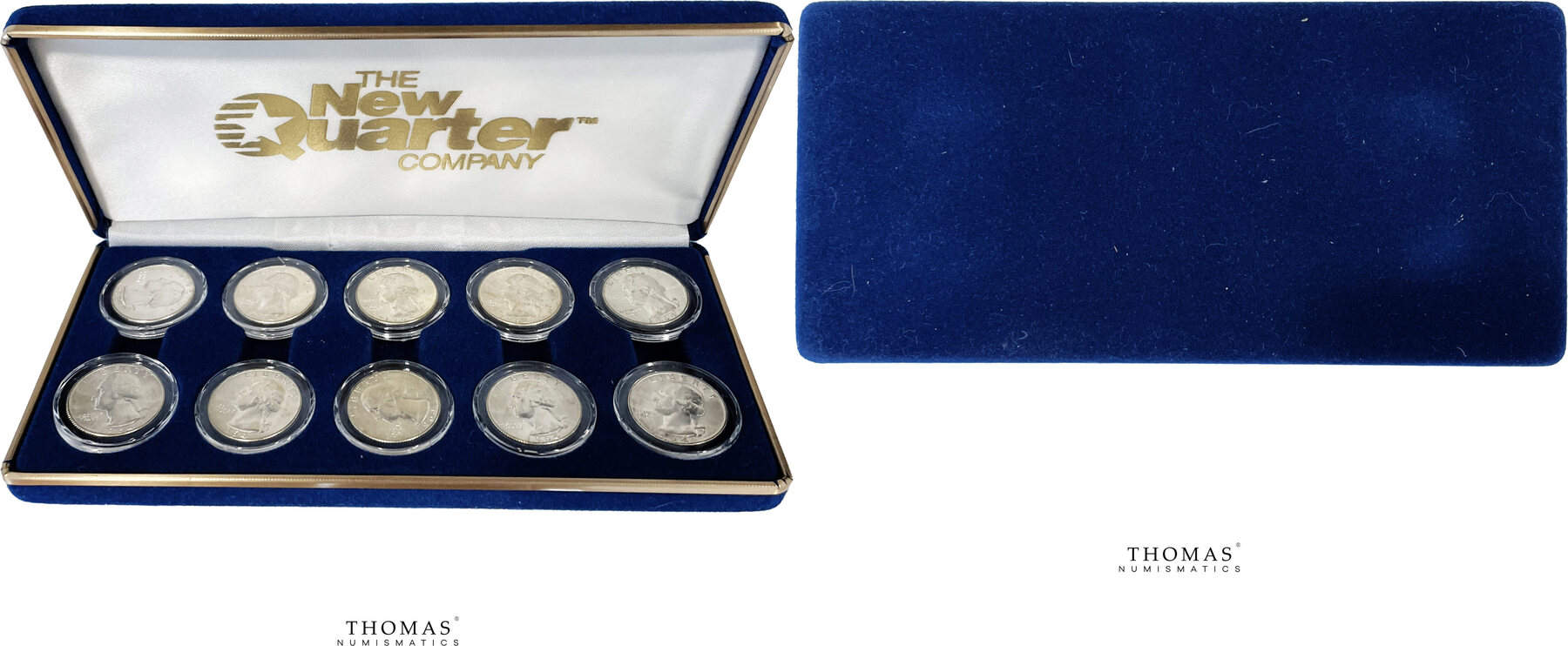 Etats-unis United - States Set collectors - Quarters Dollars 1964 D ...