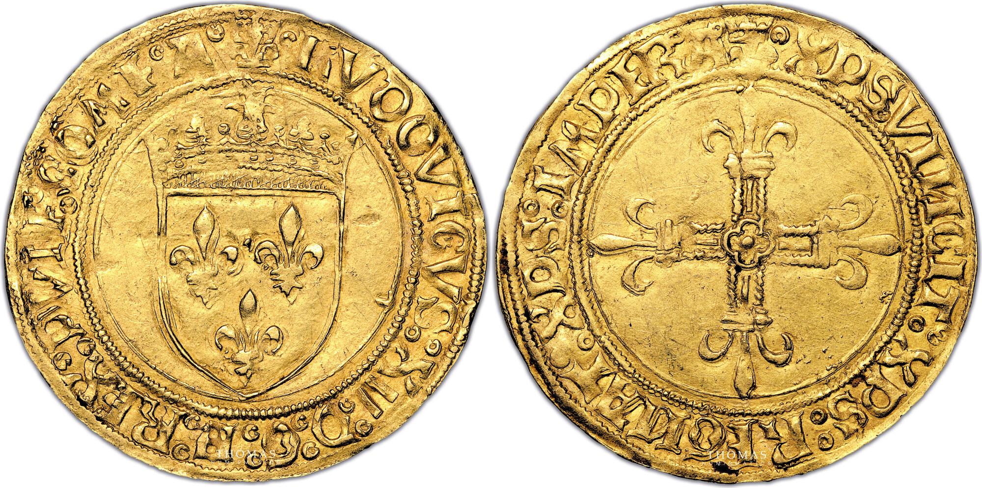 Coin France - Louis XII - Gold - Écu d'or au Soleil - 1498-1507 - Aix ...