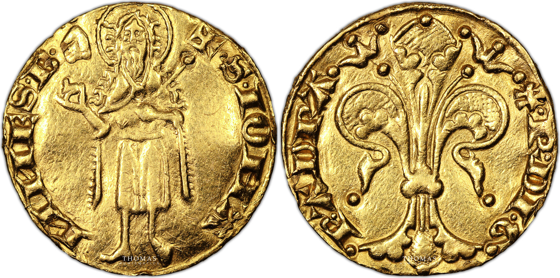 France Florin d'or Coin - Orange - Gold Florin or - Raymond IV - 1340 ...