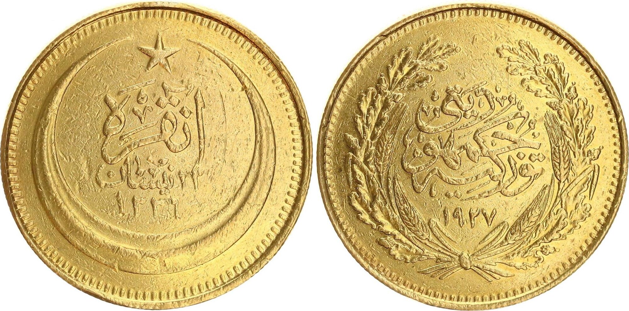 Türkei 500 Kurush 1927 - Geringe Auflage! ss-vz | MA-Shops