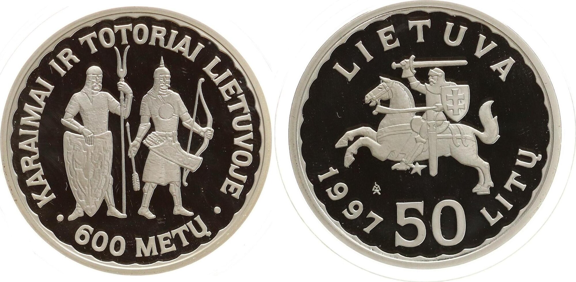 Litauen 50 Litu 1997 - 600 Jahre Besiedlung durch die Karaimai (Karäer ...