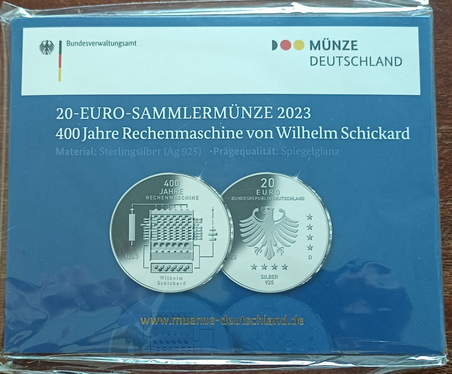 Deutschland - 20 Euro 2023 20-Euro Sammlermünze - 400 Jahre ...