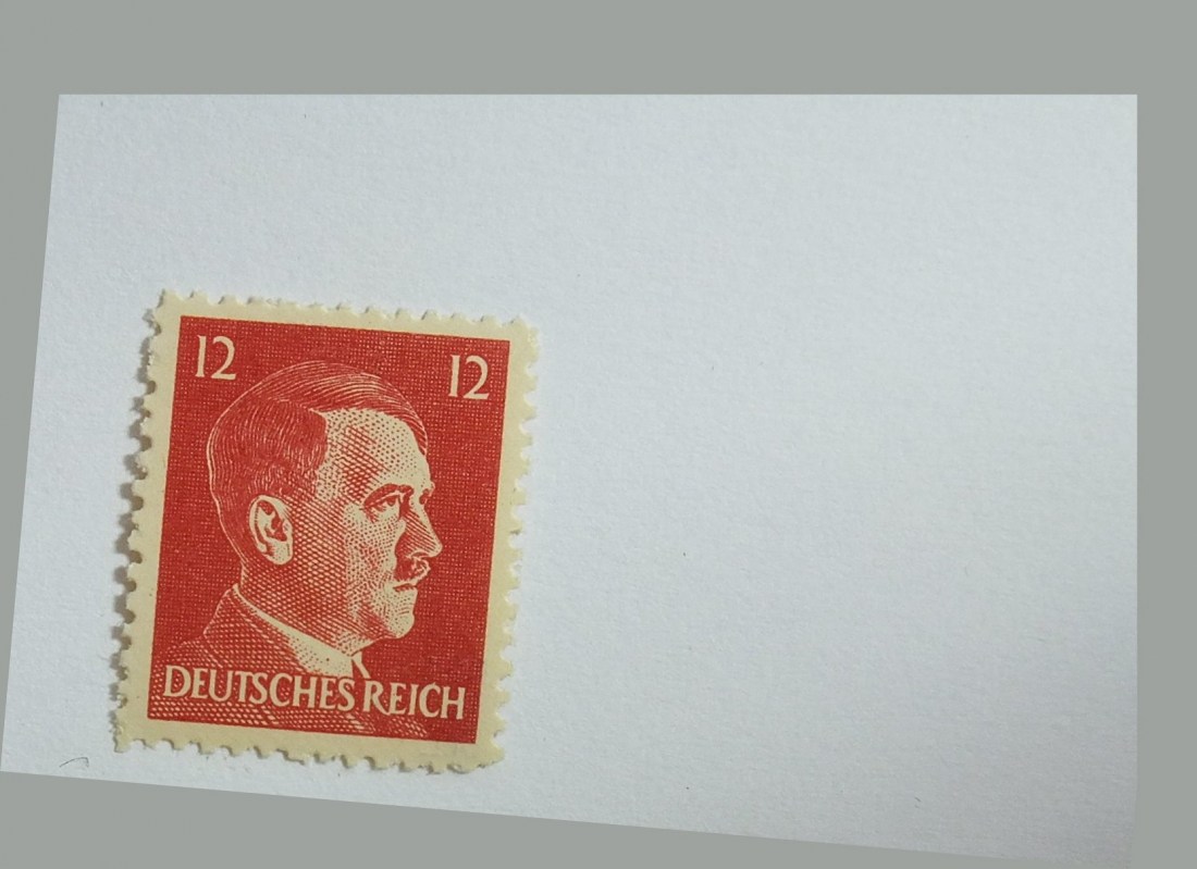 Deutsches Reich 1941 Amerikanische Propagandafälschung 12 Pf. Hitler postfrisch geprüft | MA-Shops
