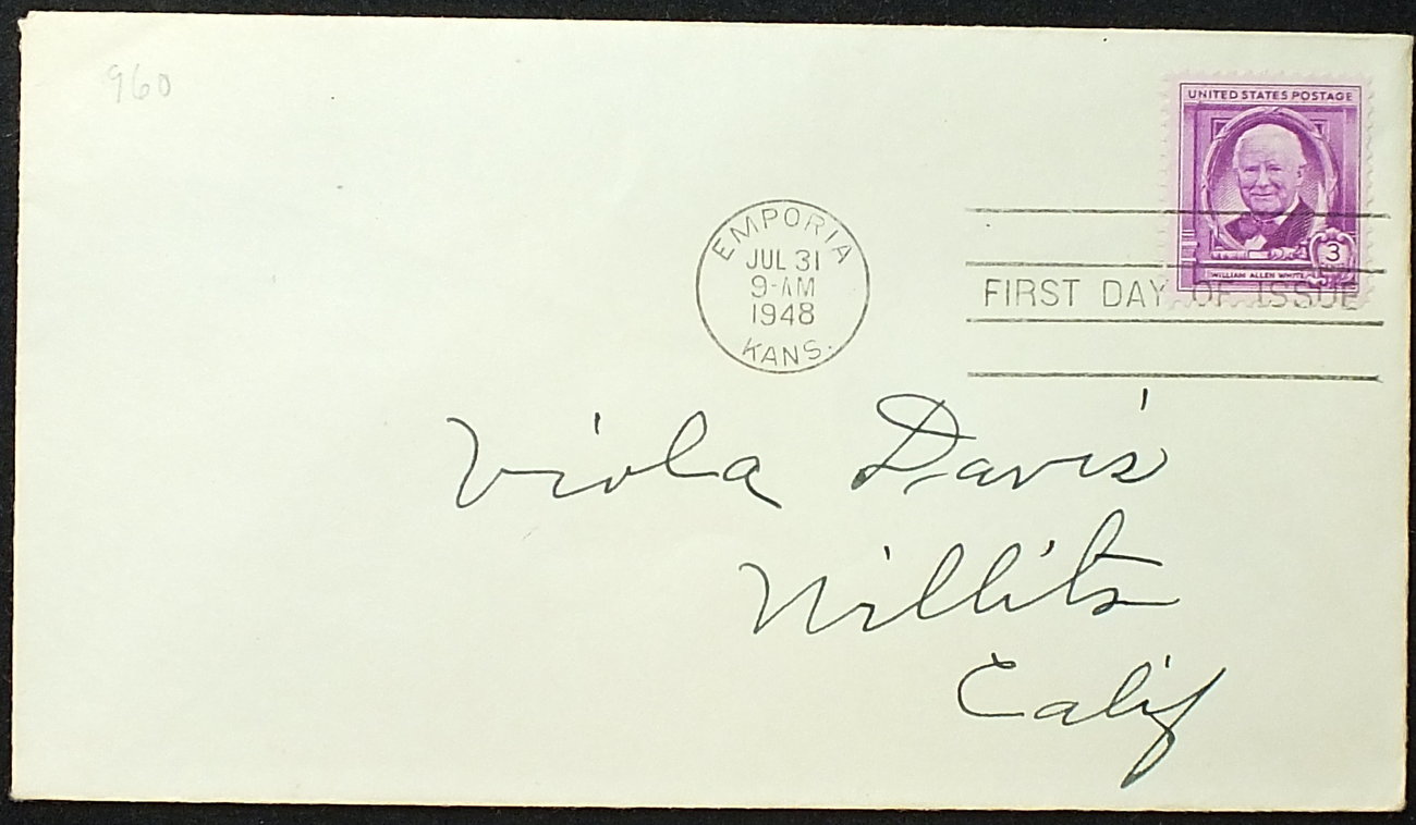 USA 3 Cent 1948 Michel Nr.573 80. Geburtstag von White FDC | MA-Shops