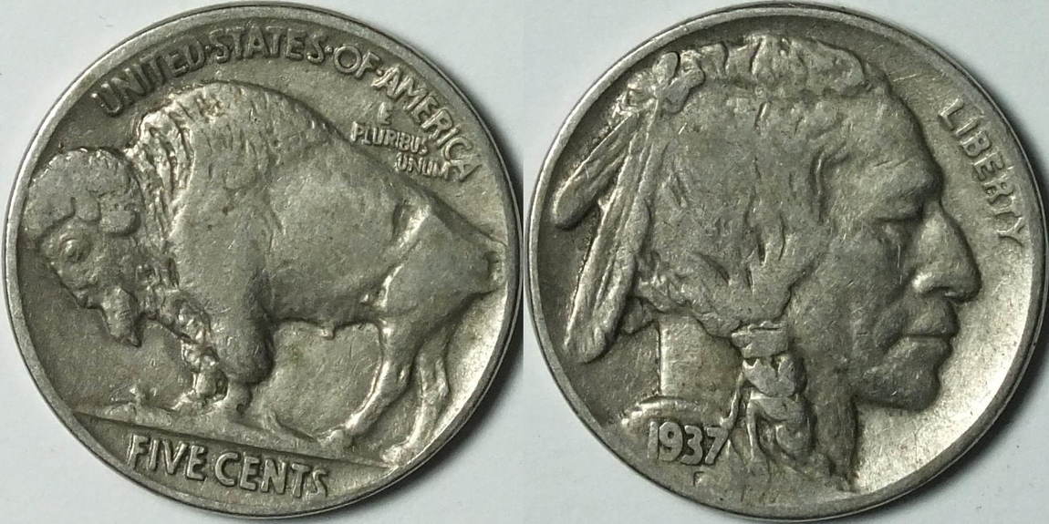 USA 25 Cent 1937 Bison ss | MA-Shops