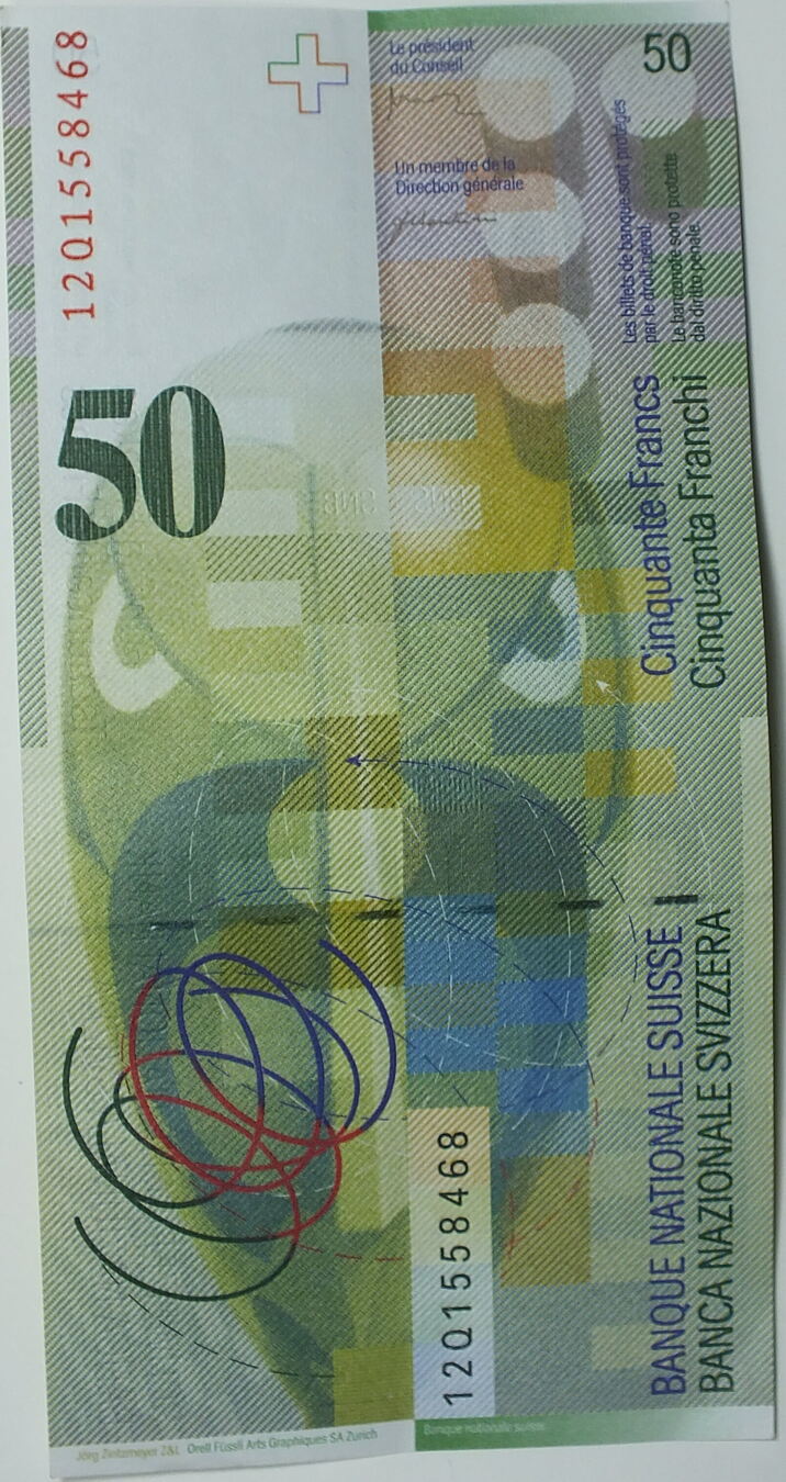 Schweiz 50 Franken 2012 xf | MA-Shops