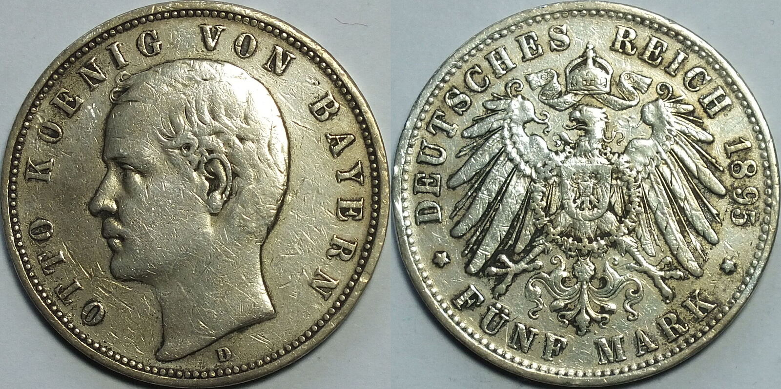 Bayern 5 Mark 1895 Otto ss | MA-Shops