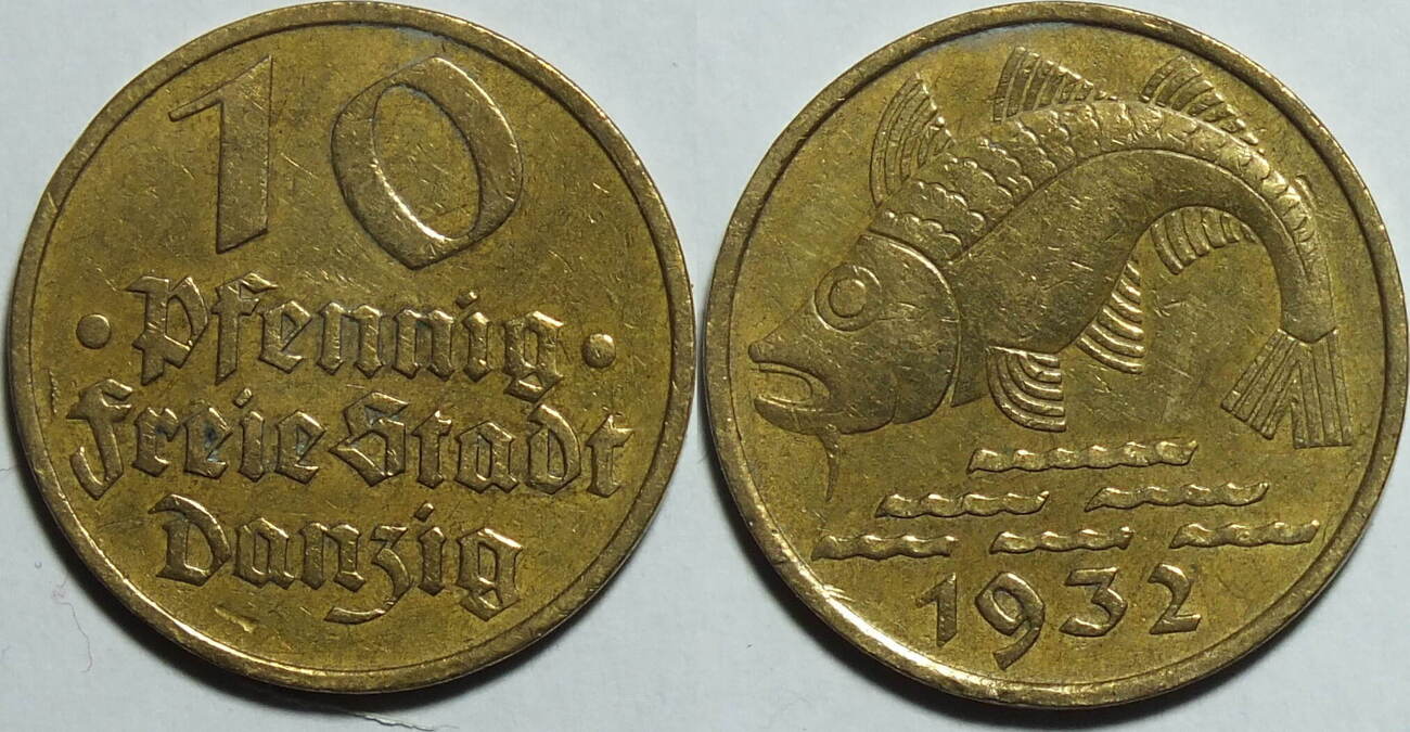 Danzig 10 Pf 1932 ss | MA-Shops