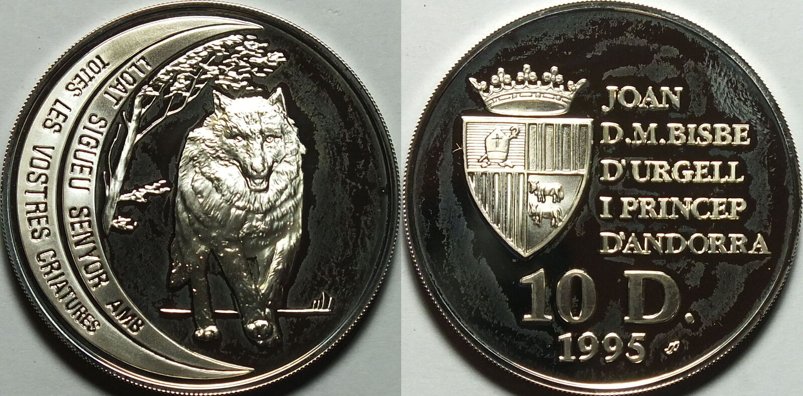 Andora 10 Diners 1995 Gefärdete Tierwelt: Wolf PP gekapselt mit MDM ...