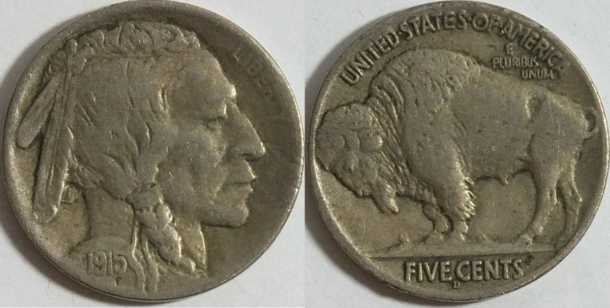 USA 5 Cent 1915 D ss | MA-Shops