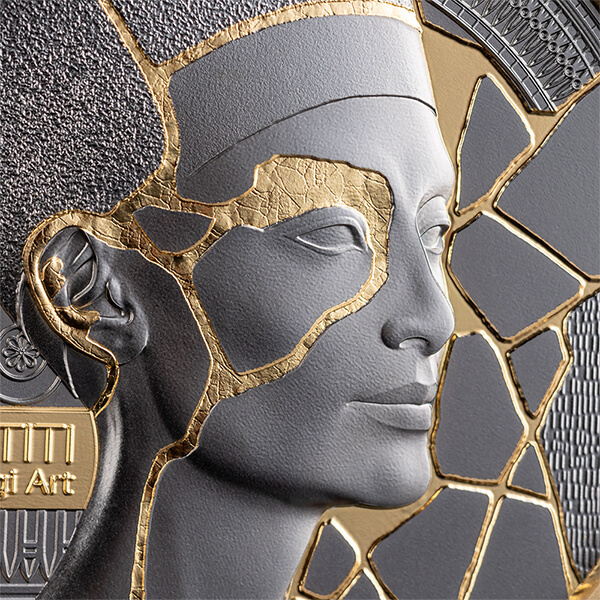 2026 Republic of Cameroon 2000 francs CFA Kintsugi Art - Nefertiti Ag ...