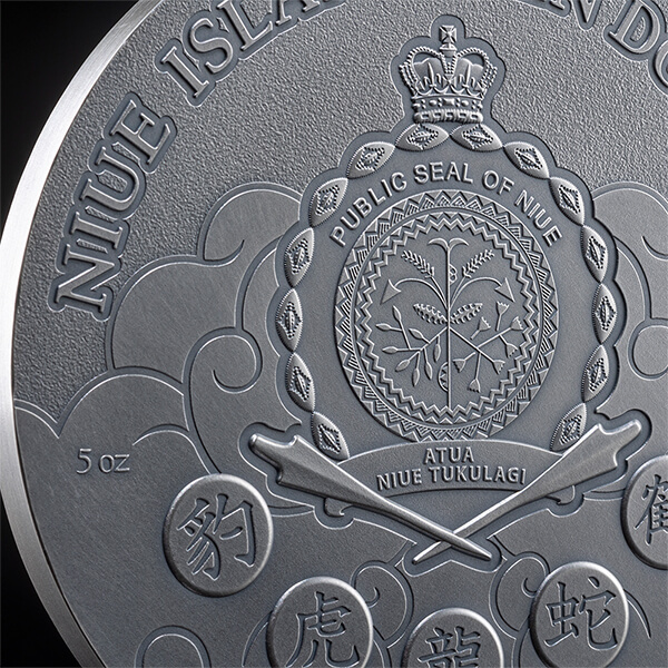 10 Dollars Shaolin Kung Fu Martial Arts Styles 5 oz Antique finish ...