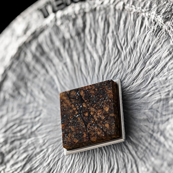 Cameroon 2022 Tenham Meteorite Geography 50 g Antique finish Silver ...