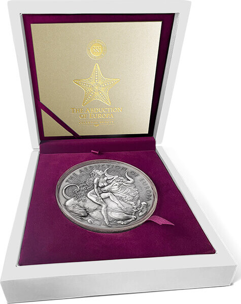 Cameroon 2023 The Abduction of Europa Celestial Beauty 1 Kilo Antique ...