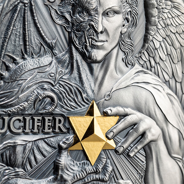 Cameroon 2023 Lucifer Morning Star Dual Essence 2 oz Antique finish ...