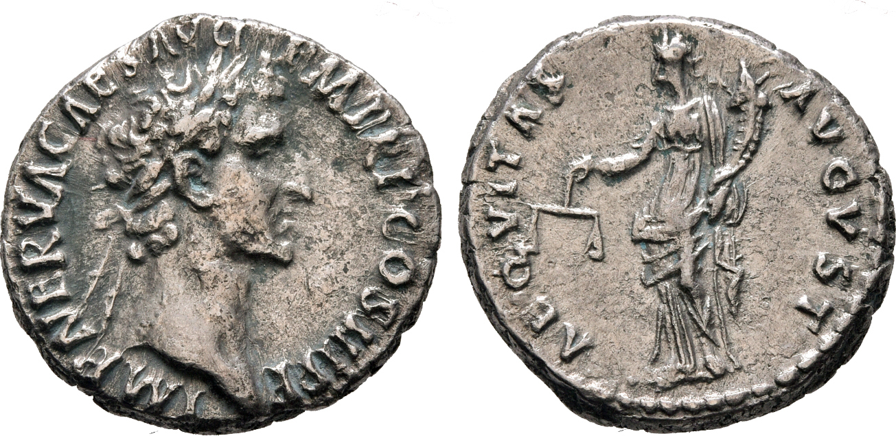 Roman Imperial. AR Denarius AD 96-98. Nerva. Near extremely fine | MA-Shops