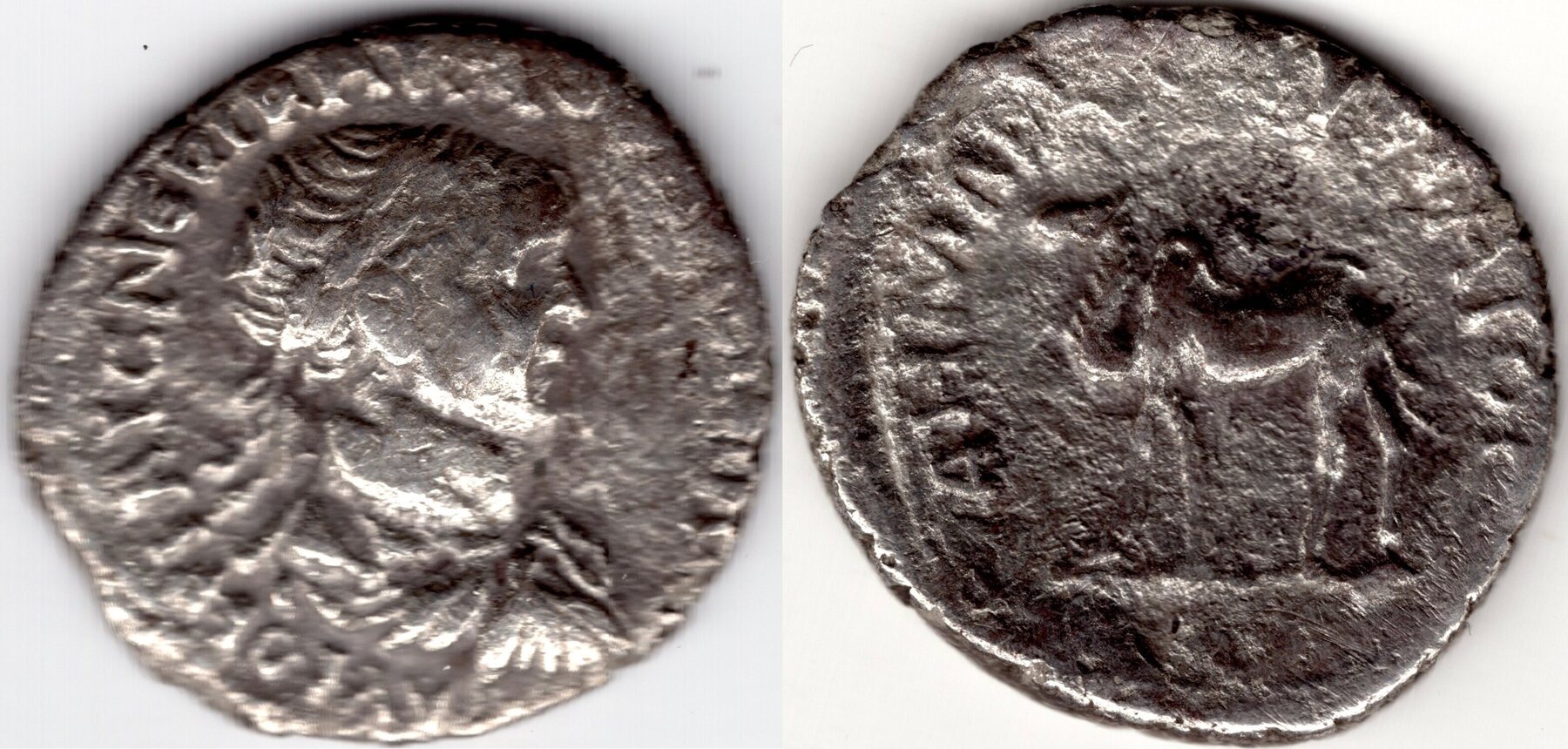 Roman Empire Roman Bostra drachma Trajan with camel, 98-117 AD (C35 ...