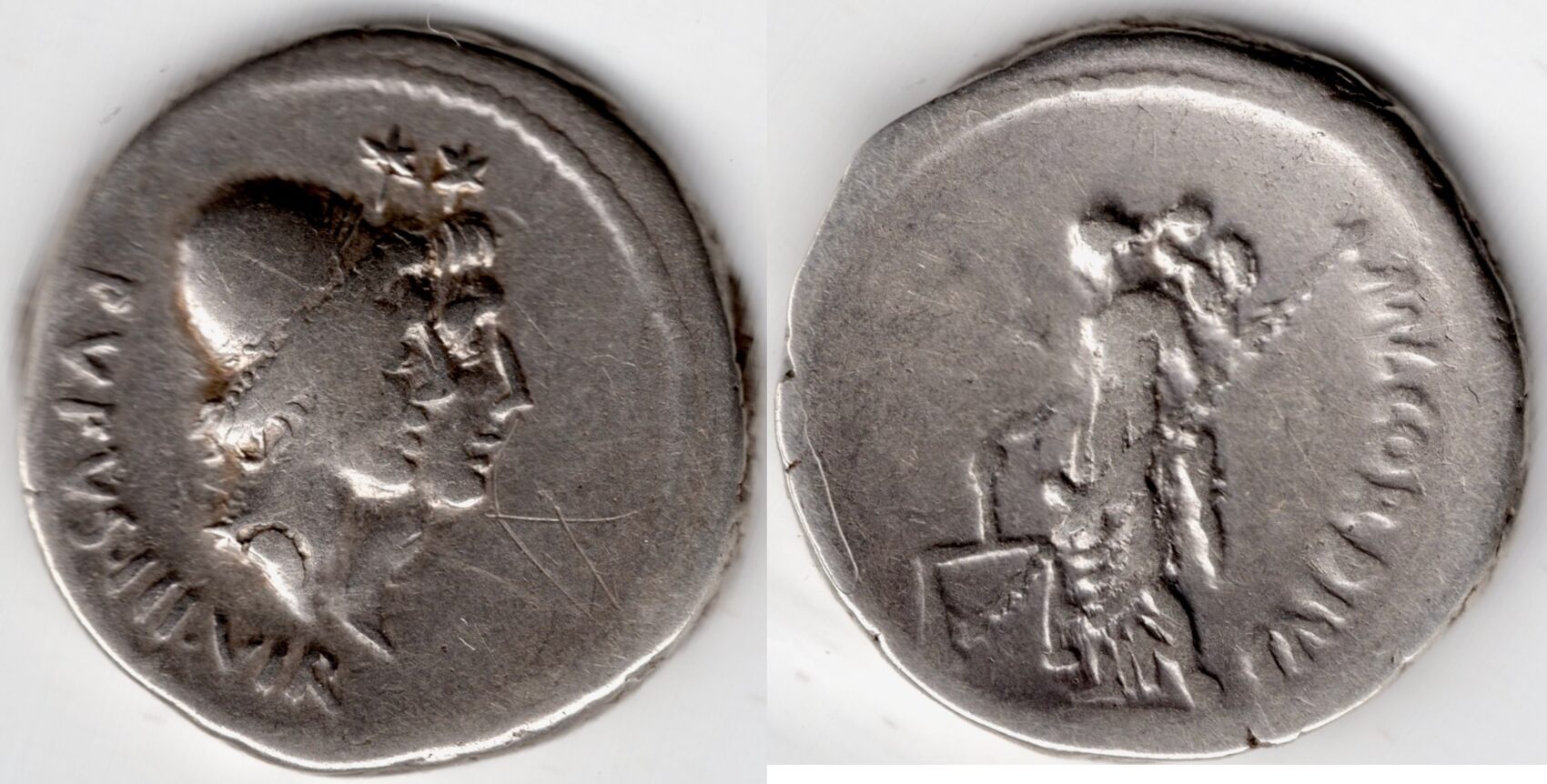 Roman Empire Roman Republic denarius Cordius Rufus denarius, 46 BC (C82 ...