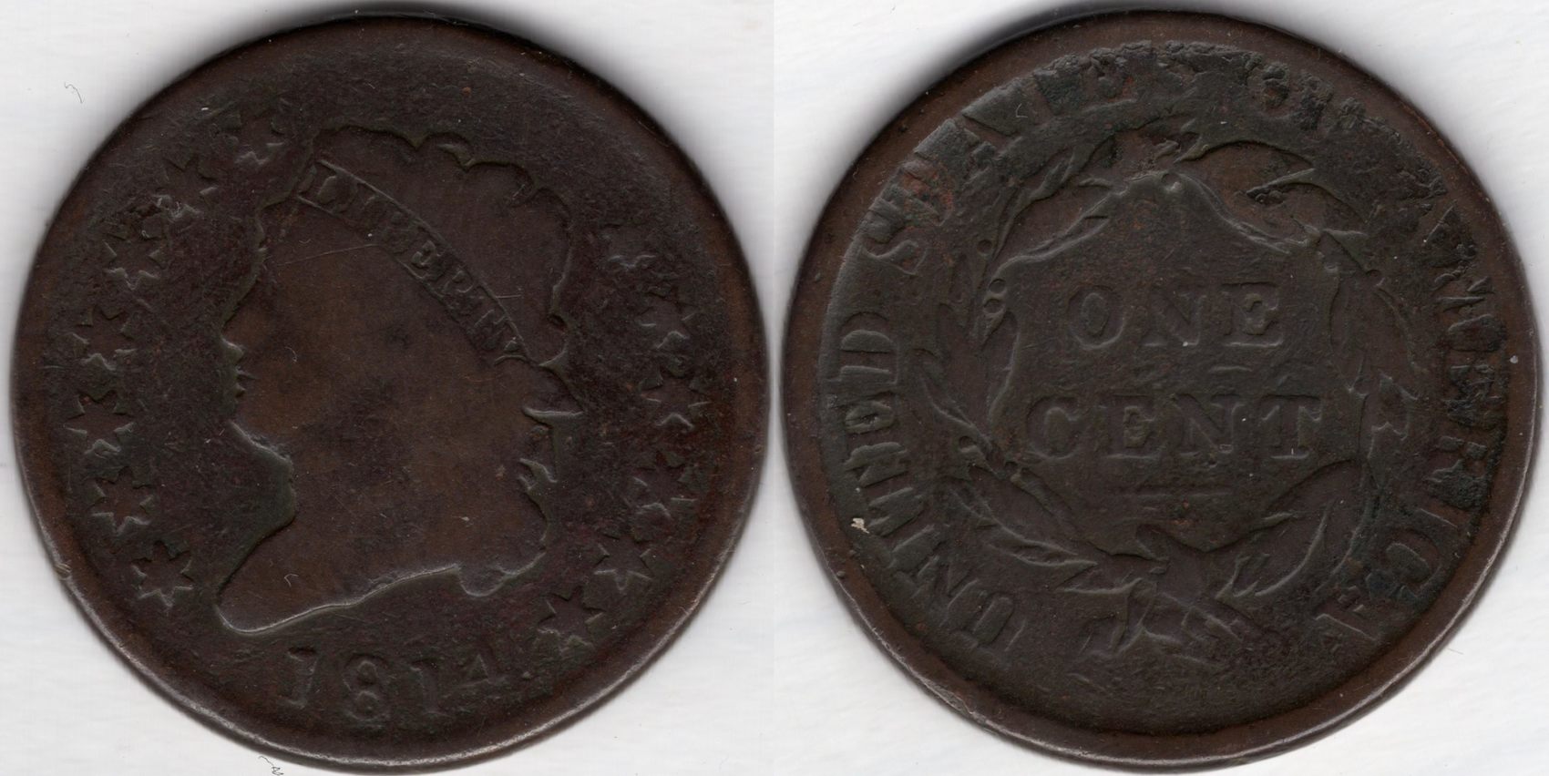 USA 1814 copper Large US Cent | MA-Shops