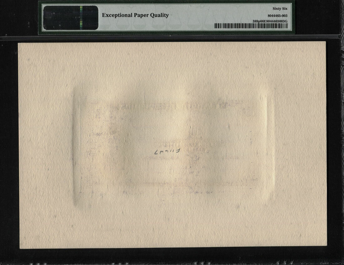Welt Banknoten 10 PESOS ORO TT PK 389p 1941-63 COLOMBIA FRONT PROOF PMG ...