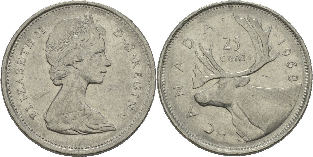 Canada 25 Cents 1968 S MA Shops canada-25-cents-1968-s-ma-shops