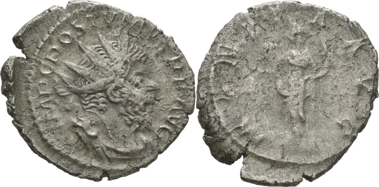 Frankreich/Gallien Antoninian 260-269 AD. Marcus Cassianius Latinius ...