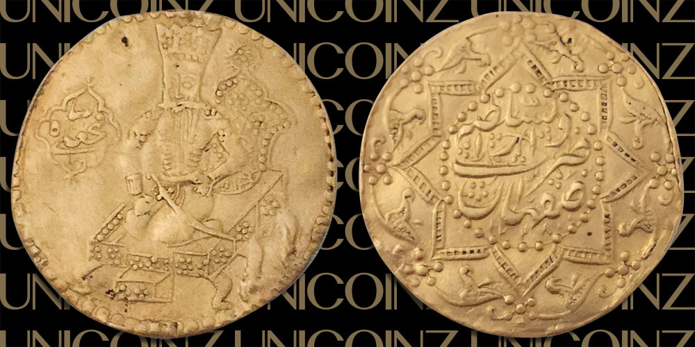1T AH1248 (1832) Q2947] QAJAR, FATHALI SHAH ONE TOMAN GOLD COIN SH1248 ...