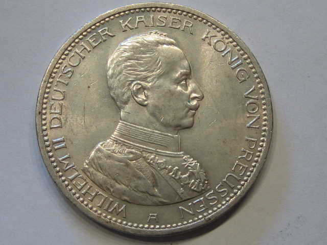 Preussen 5 Mark 1913 A Wilhelm II. Uniform vz - prägefrisch | MA-Shops