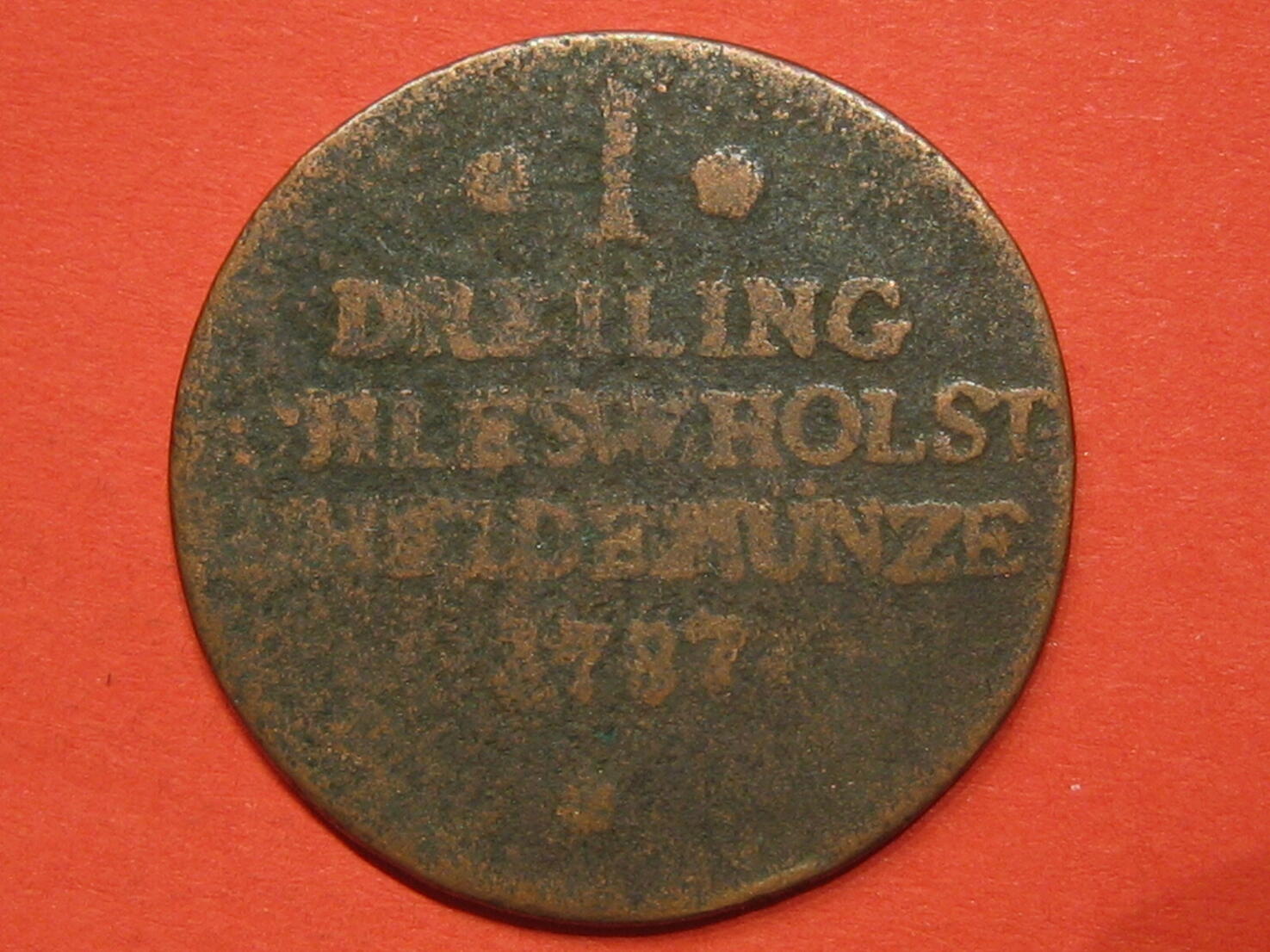 Schleswig Holstein 1 Dreiling 1787 s | MA-Shops
