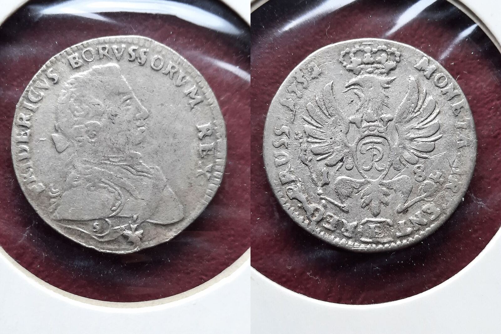 Brandenburg Preussen Friedrich II. 18 Gröscher 1752 E ss | MA-Shops