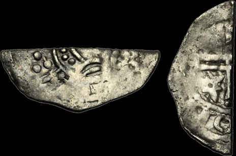 ENGLISH HAMMERED NO-DFWJ - STEPHEN - Voided Cross and Stars Cut 1/2d ...