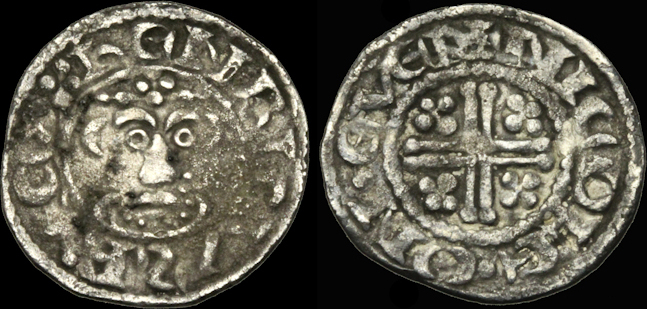 ENGLISH HAMMERED SX-TPKB - JOHN - Short-cross Penny, Class IVc, Mass ...
