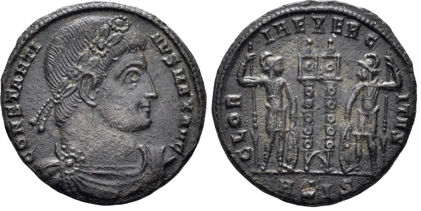 ROMAN AE Follis Constantine I 'the Great'. 307-337 AD. (2.31g, 17mm ...