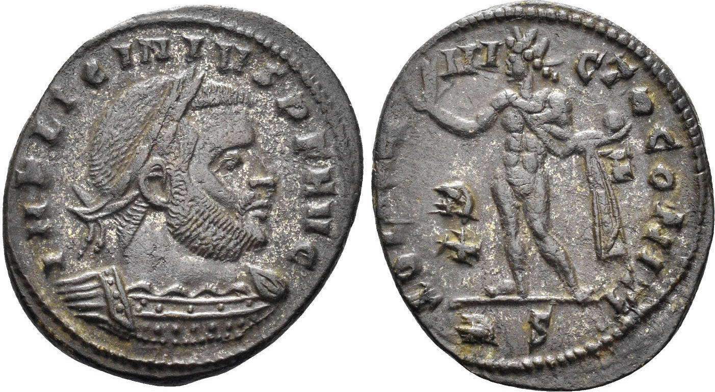 ROMAN AE Follis Licinius I. 308-324 AD. (2.75g, 21mm). Rome mint ...