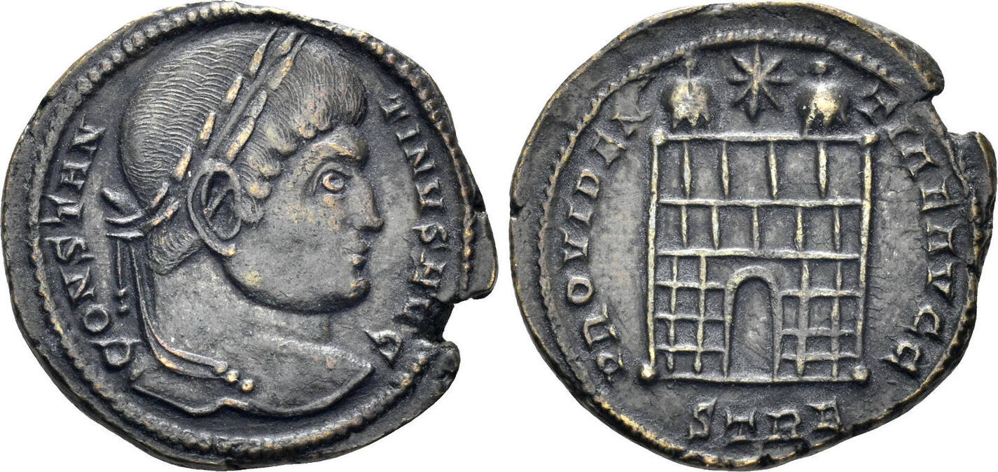 ROMAN AE Follis Constantine I 'the Great'. 307-337 AD. (3.48g, 20mm ...