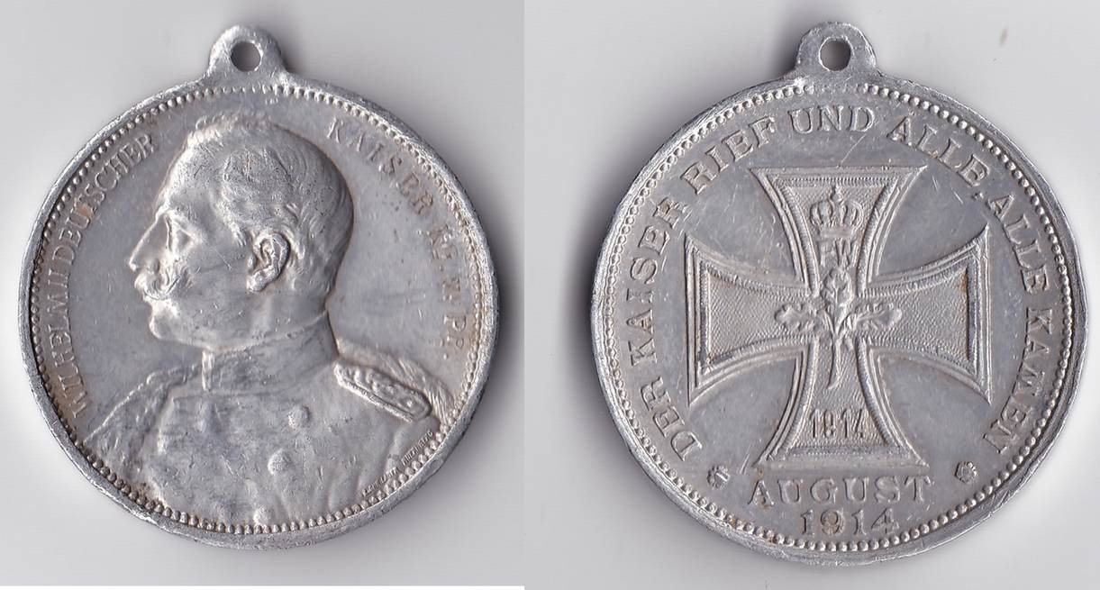 Deutsches Reich 1871-1918 Erinnerungsmedaille Wilhelm II. -Der Kaiser ...