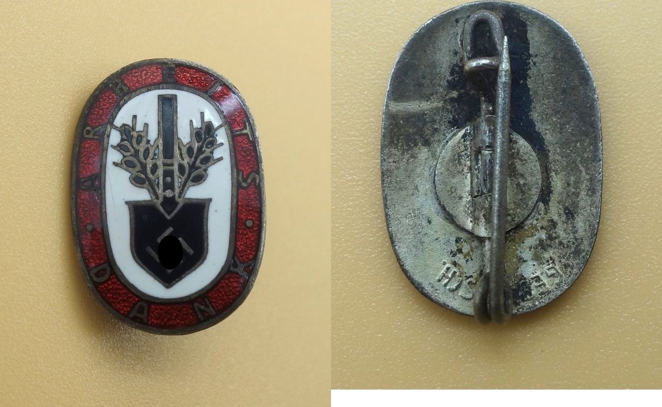 3.Reich 1933-1945 RAD - Arbeits Dank - emailliert- | MA-Shops